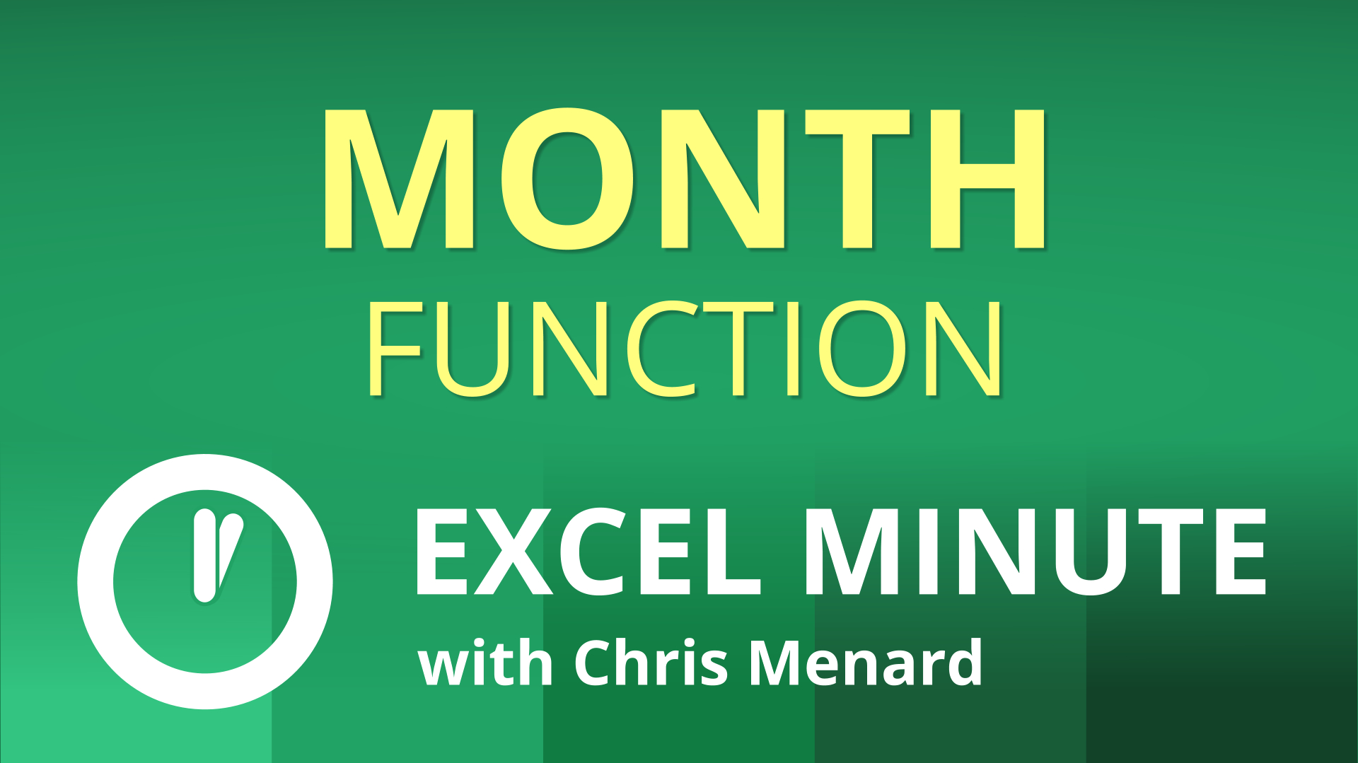 Excel MONTH Function Extract The Month From A Date Excel One Minute