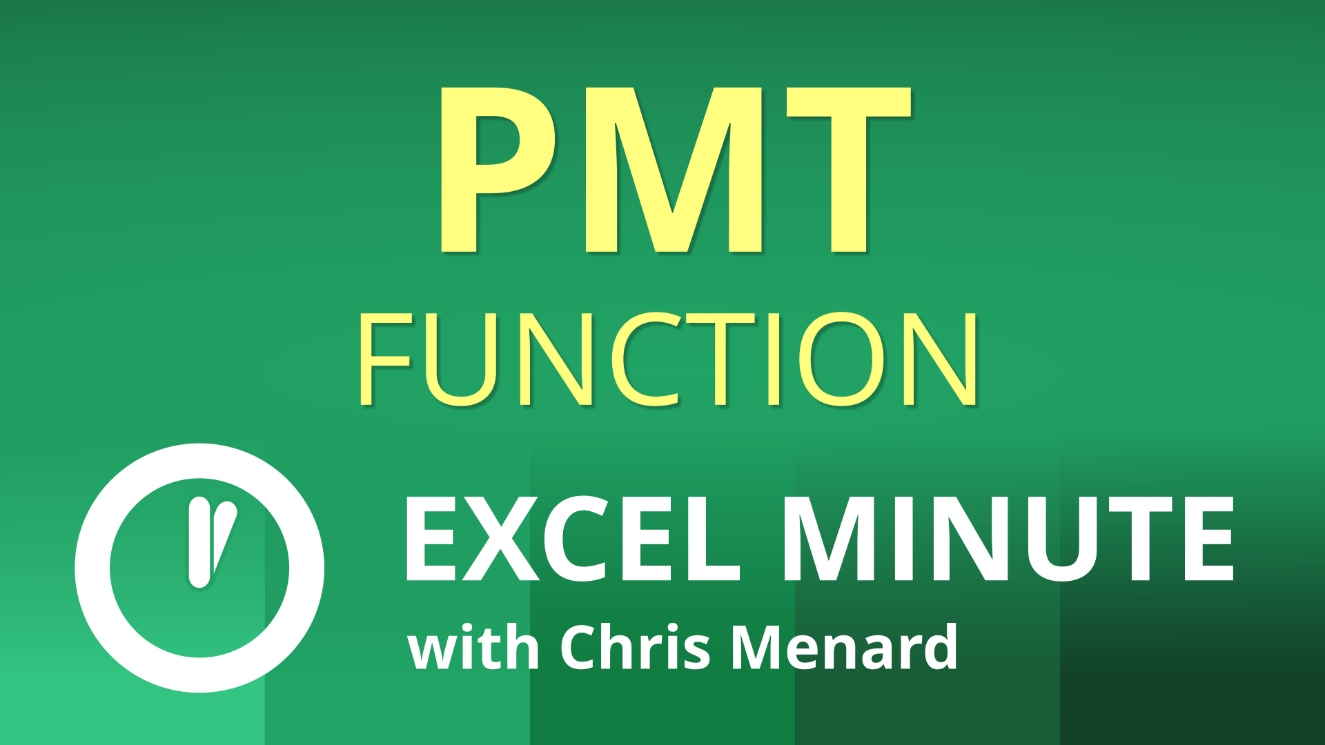 PMT Function In Excel How To Use It To Calculate Loan Payment Chris 