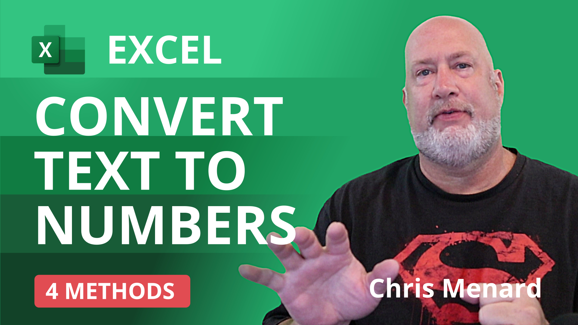 Excel Convert Text To Numbers Four Easy Methods Chris Menard Training
