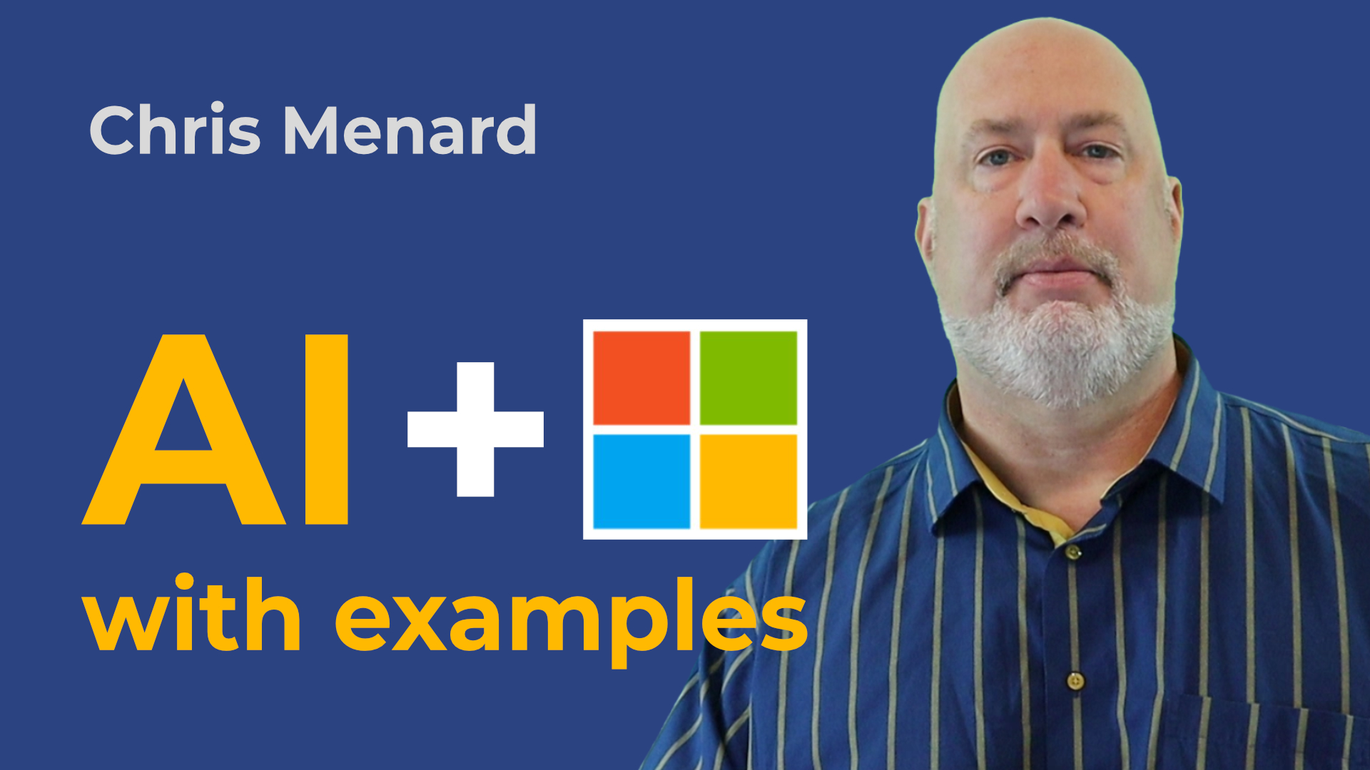 Artificial Intelligence AI In Microsoft 365 Chris Menard Training