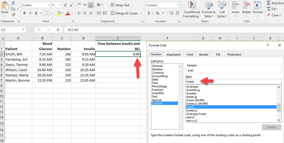 Calculate Difference In Time In Microsoft Excel Chris Menard Training
