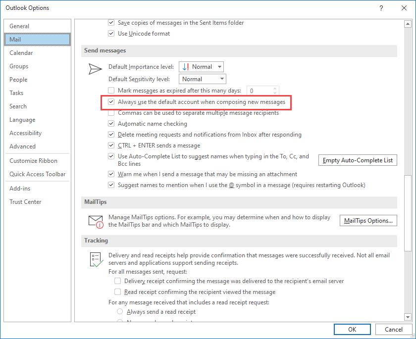 Mail Merge How To Change Default Sending Account In Outlook Chris