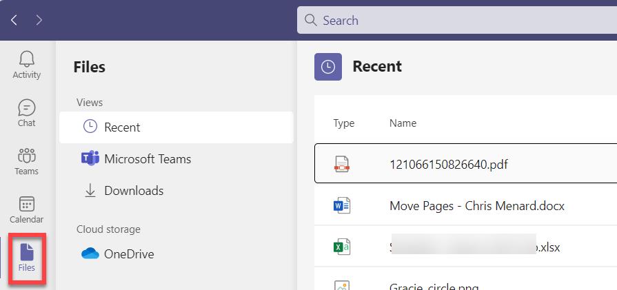 Teams Files App To Find Files In Teams Chat Channels Downloads And OneDrive Chris Menard 