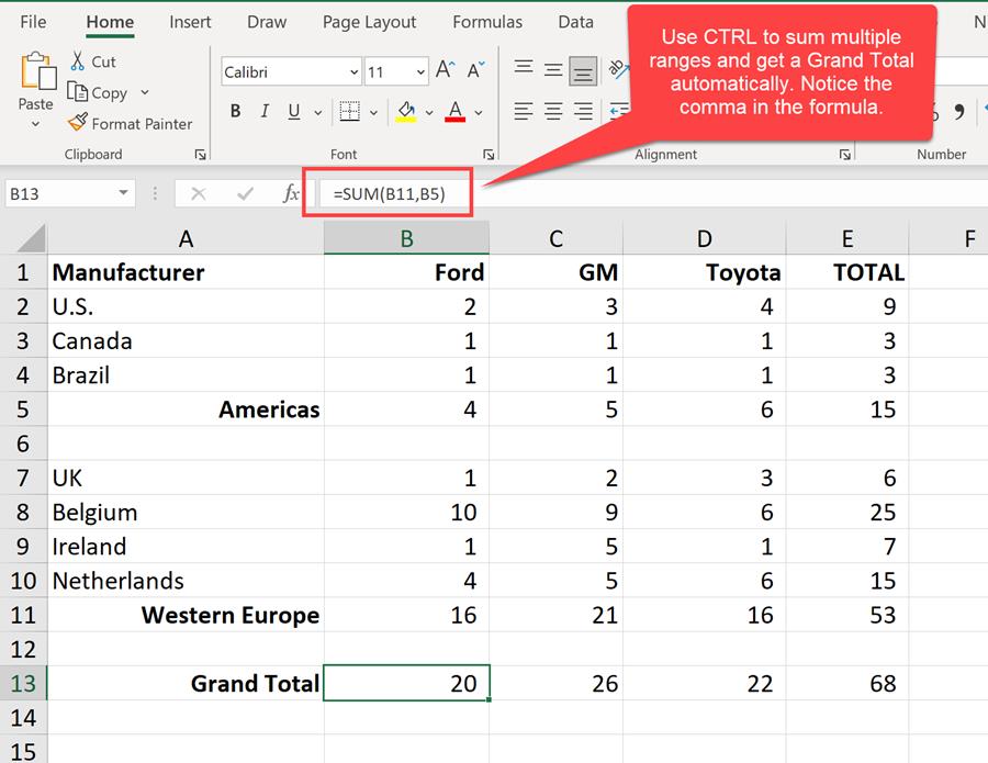 How To Make A Pie Chart In Excel With Non Adjacent Ranges Kopwifi