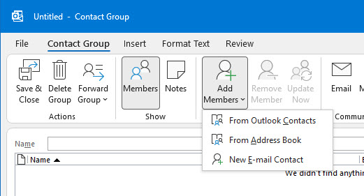 Outlook Contact Group Distribution List Schedule A Meeting Trick Huge Timesaver Chris 
