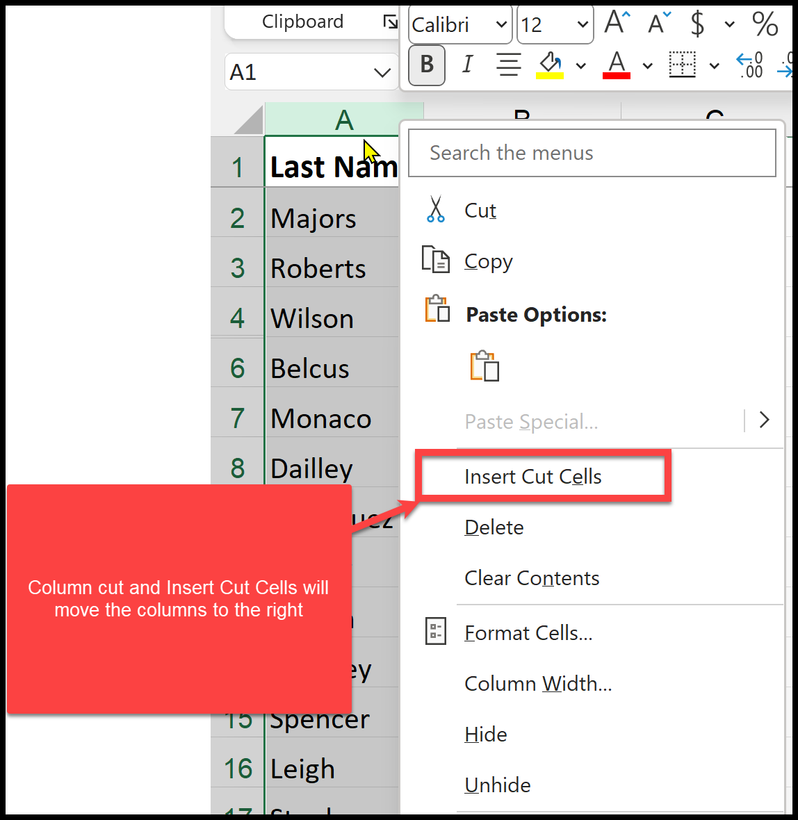 Excel Copy And Move Data Excel Essentials Chris Menard Training