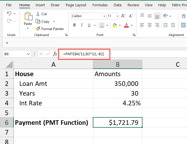 PMT Function In Excel How To Use It To Calculate Loan Payment Chris