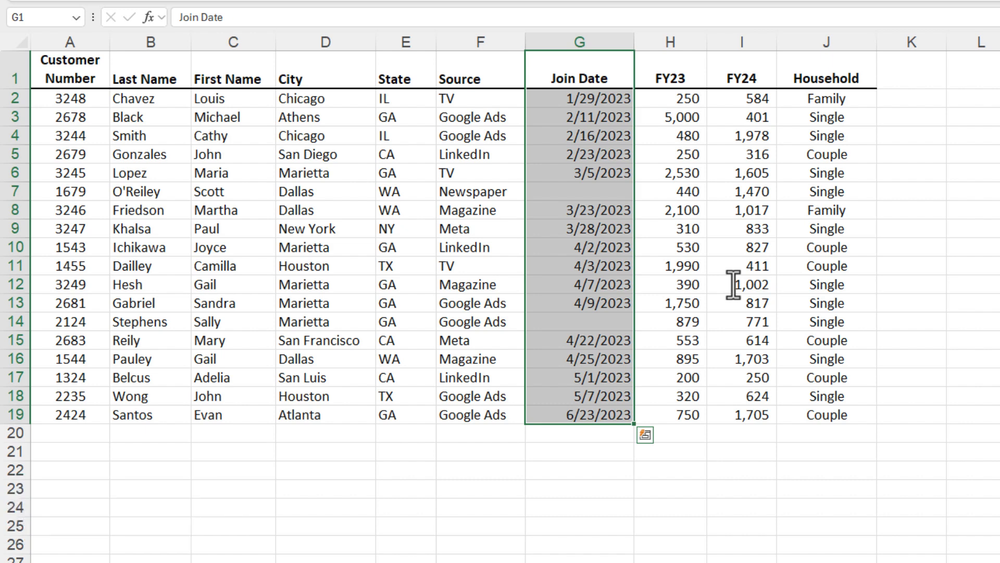 Essential Excel Keyboard Shortcuts for Selecting Data: Chris Menard Training