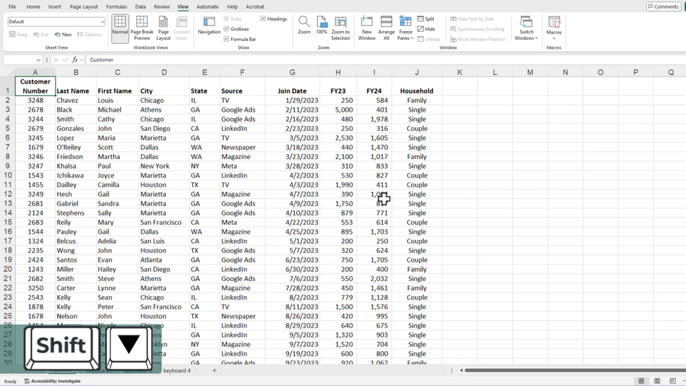 Essential Excel Keyboard Shortcuts for Selecting Data: Chris Menard ...