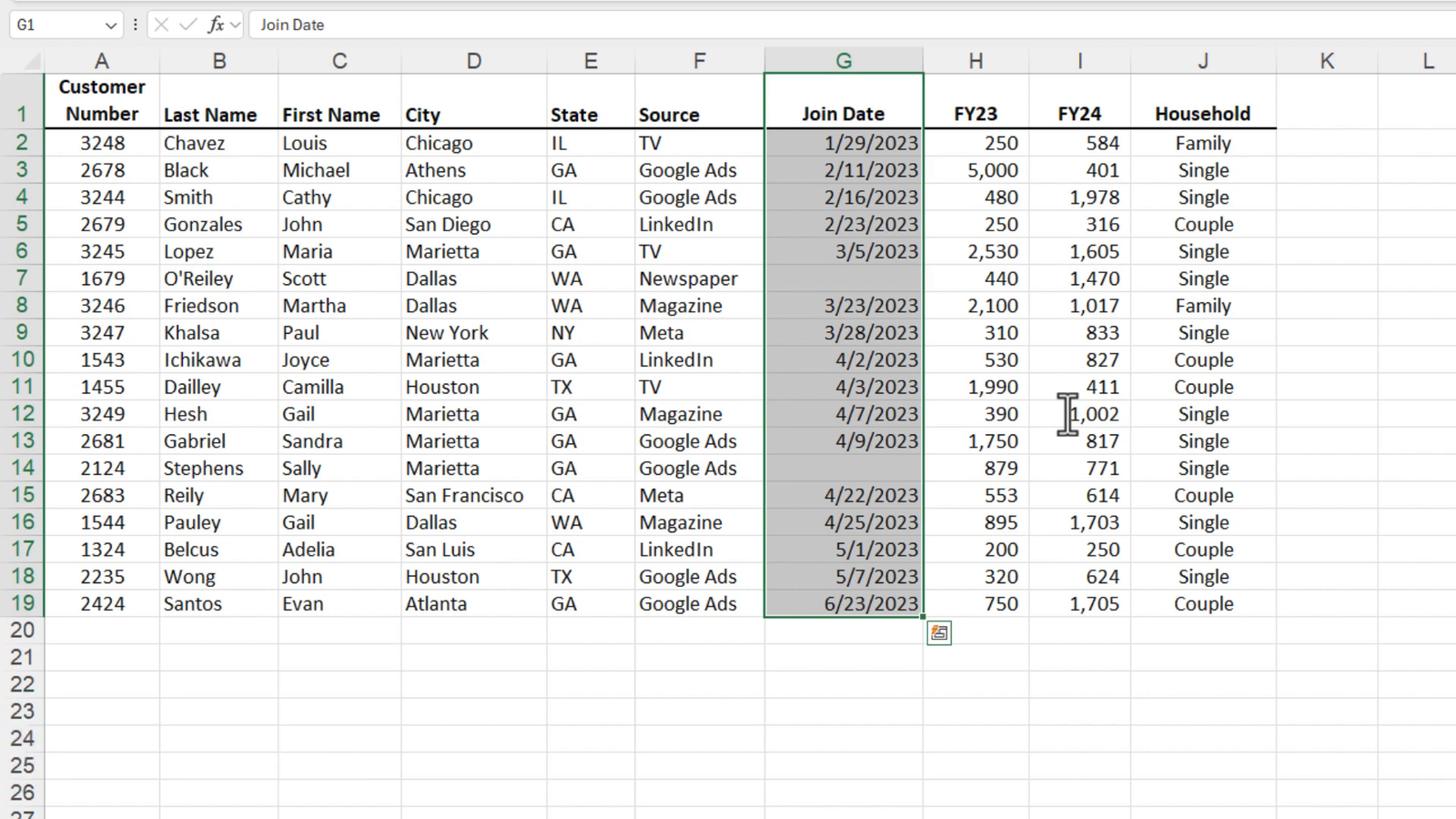 Essential Excel Keyboard Shortcuts for Selecting Data: Chris Menard Training