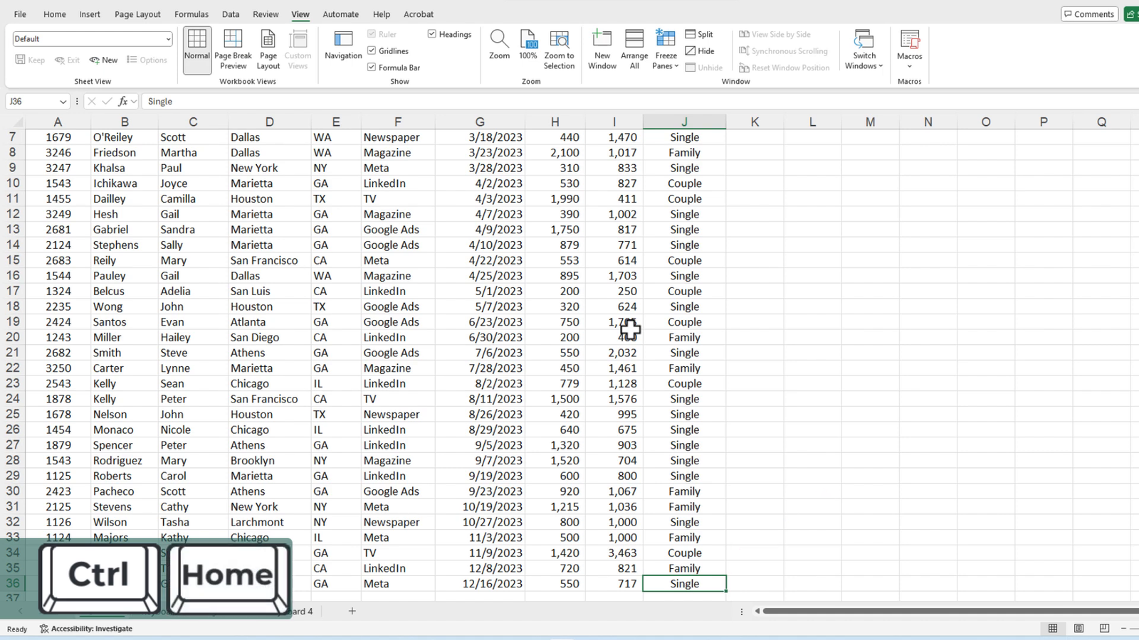 Essential Excel Keyboard Shortcuts for Selecting Data: Chris Menard Training