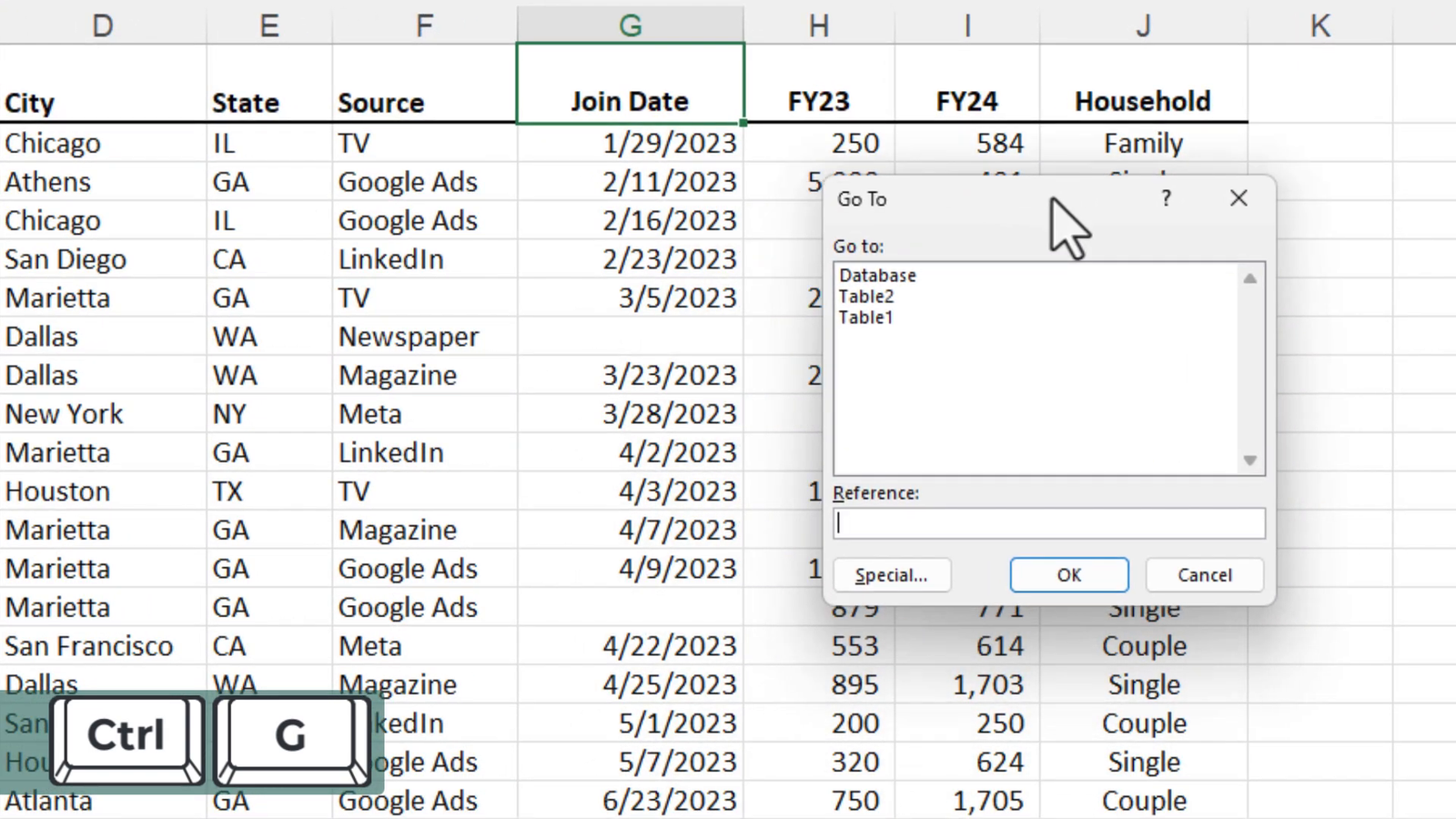 Essential Excel Keyboard Shortcuts for Selecting Data: Chris Menard Training