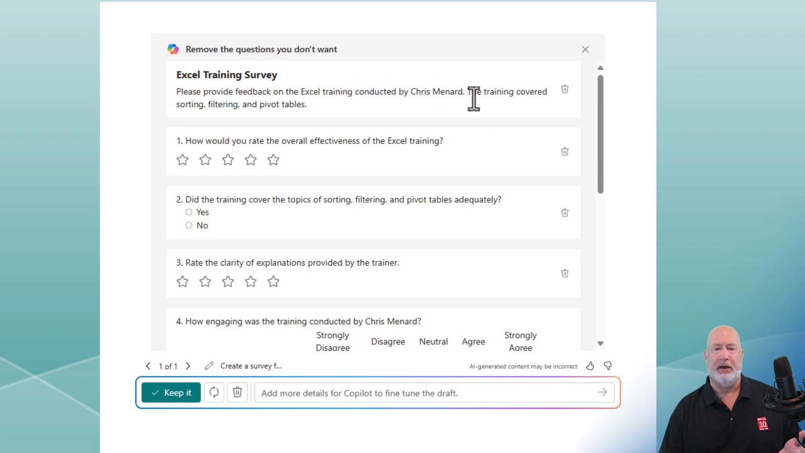 Copilot in MS Forms: Creating Efficient and Insightful Surveys: Chris ...