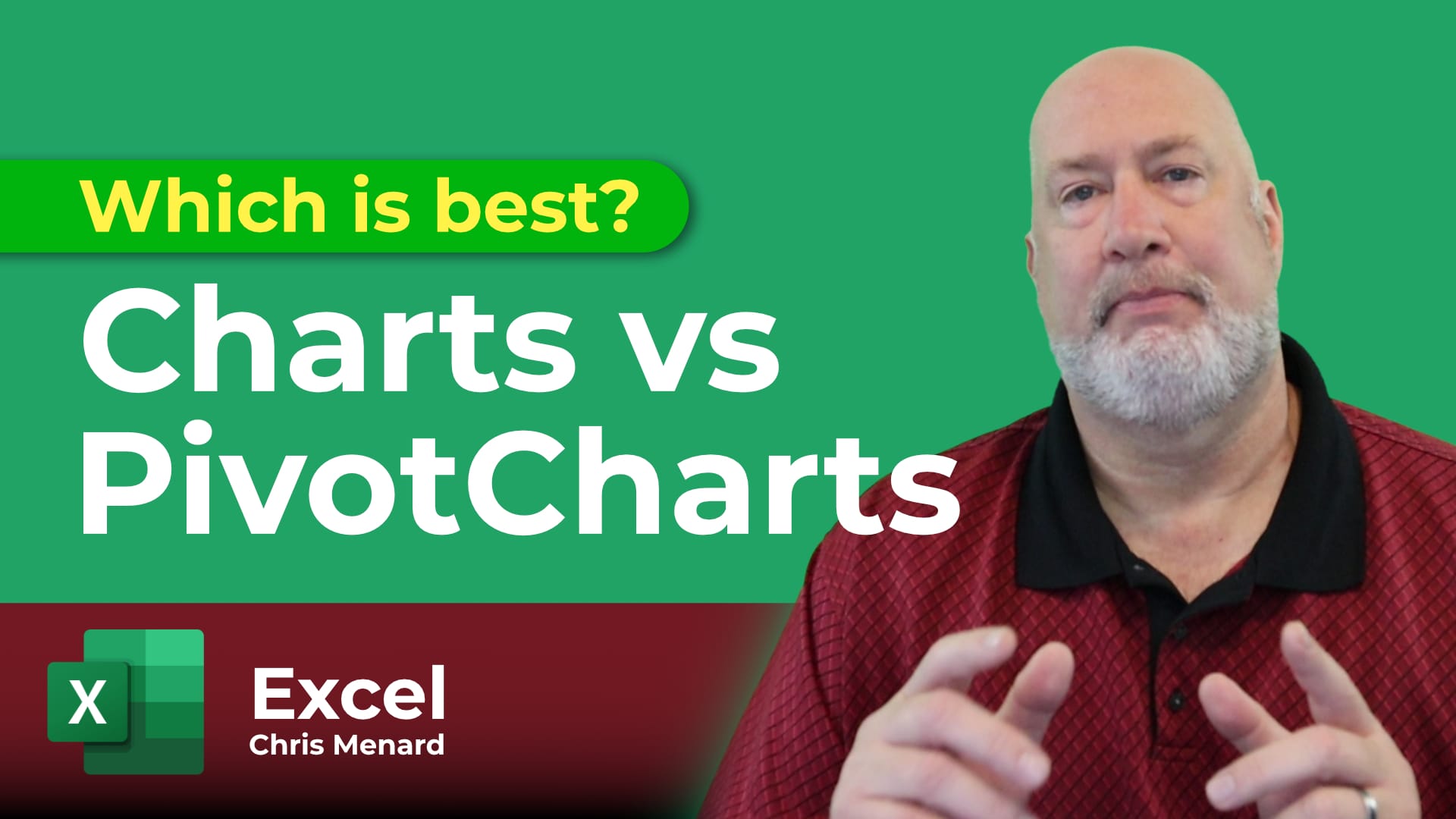 Excel Charts vs PivotCharts | Comparison | Which is Best?: Chris Menard Training