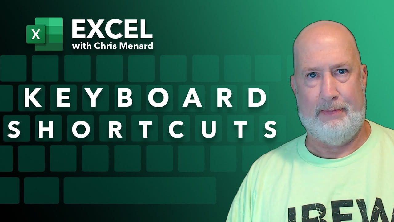 Essential Excel Keyboard Shortcuts for Selecting Data: Chris Menard ...