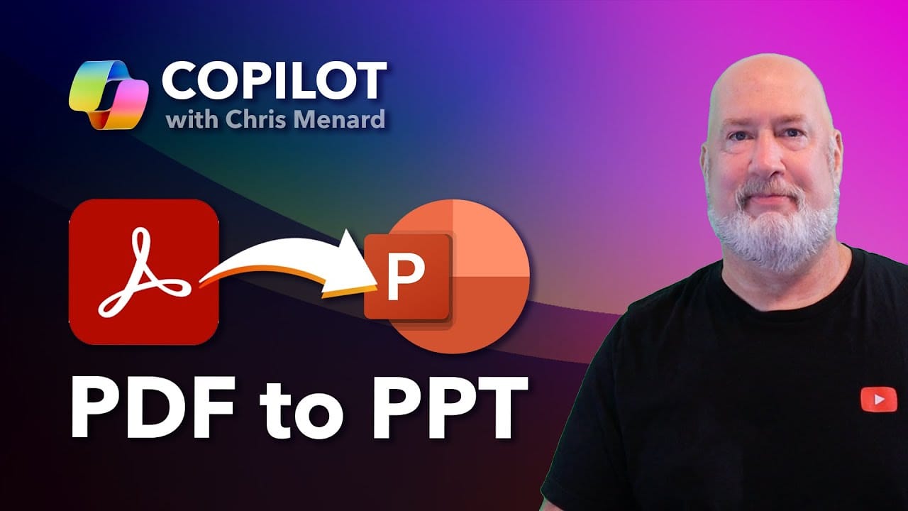 Microsoft Copilot - Create a PowerPoint from a PDF: A Step-by-Step Guide: Chris Menard Training