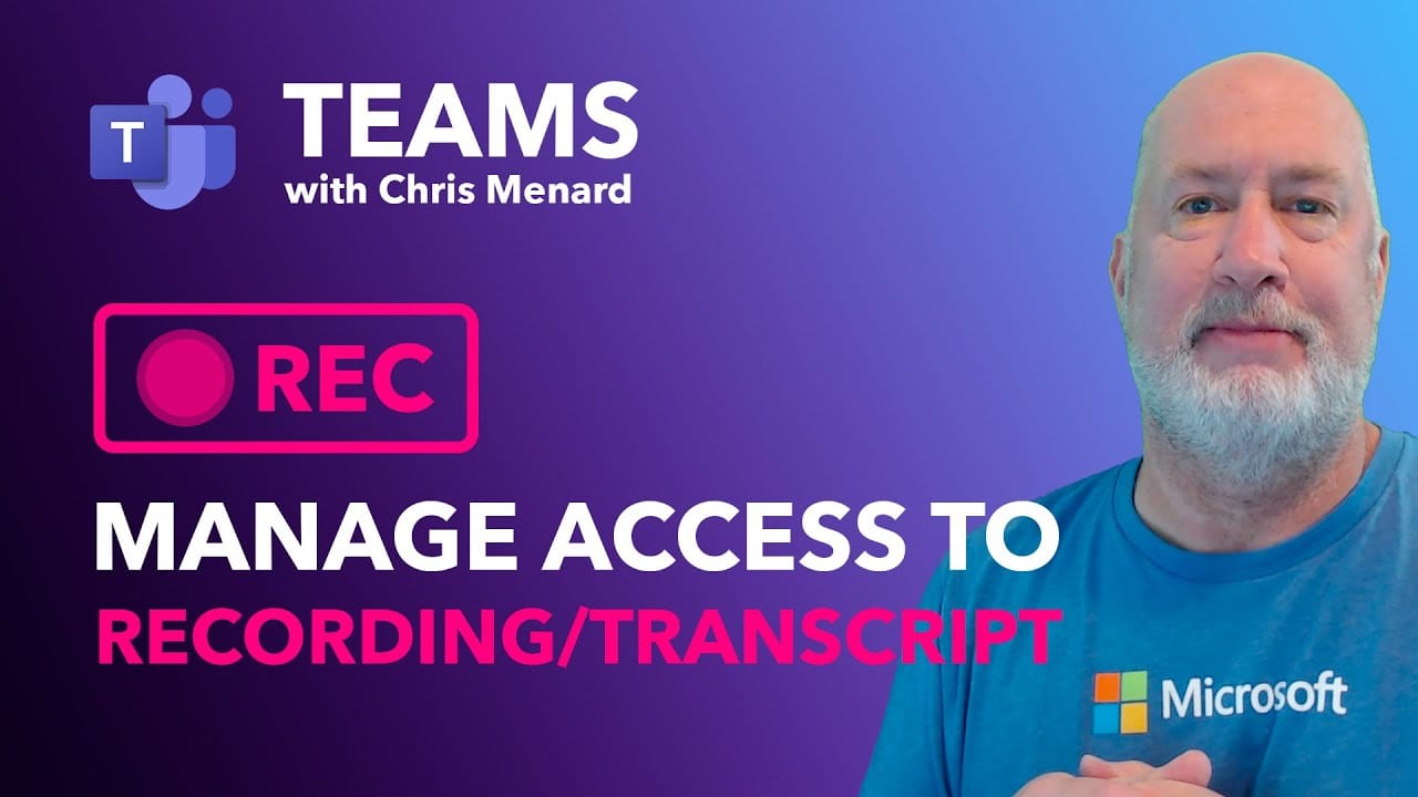 Copilot in Teams Control Access: Manage Recordings, Transcriptions & AI ...
