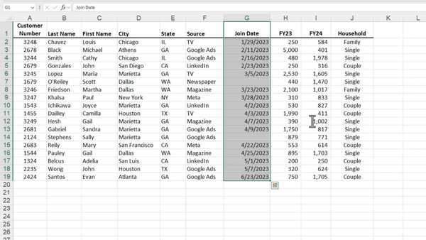 Essential Excel Keyboard Shortcuts for Selecting Data: Chris Menard Training