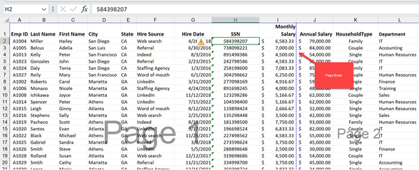 Excel Page Break Preview and Inserting Page Breaks - Excel Essentials: Chris Menard Training