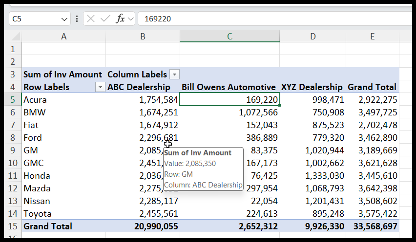 Excel PivotTable - Table VS. Range as source - Which is better?: Chris Menard Training